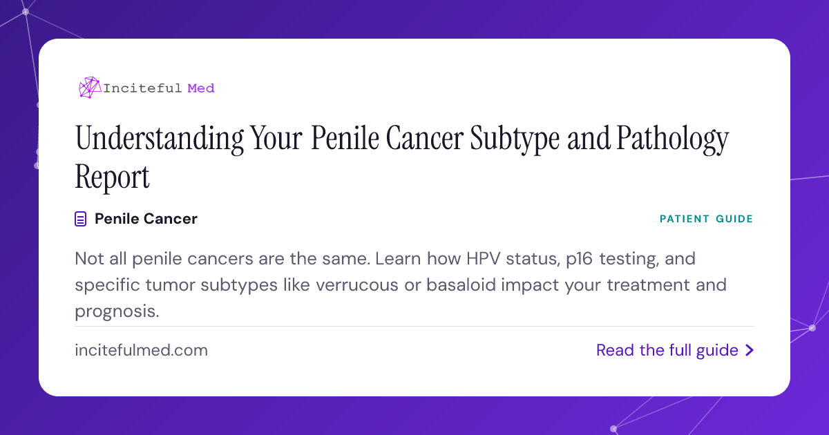 Penile Cancer Subtypes: HPV & Pathology | Inciteful Med | Inciteful Med ...