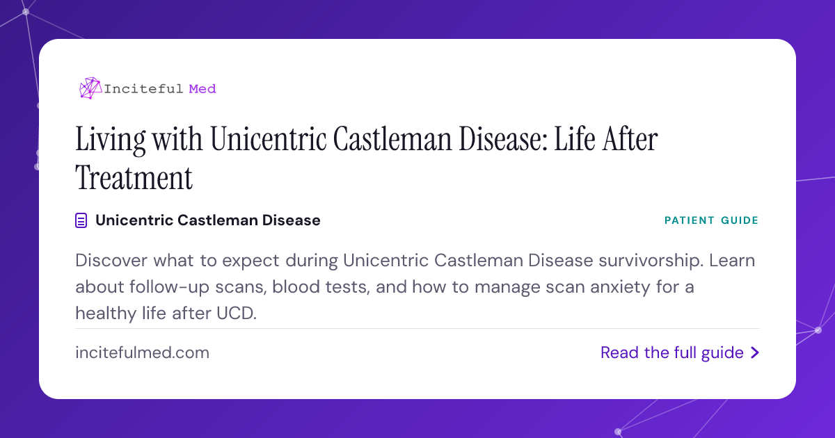 UCD Survivorship: Long-Term Monitoring Guidelines | Inciteful Med Resources